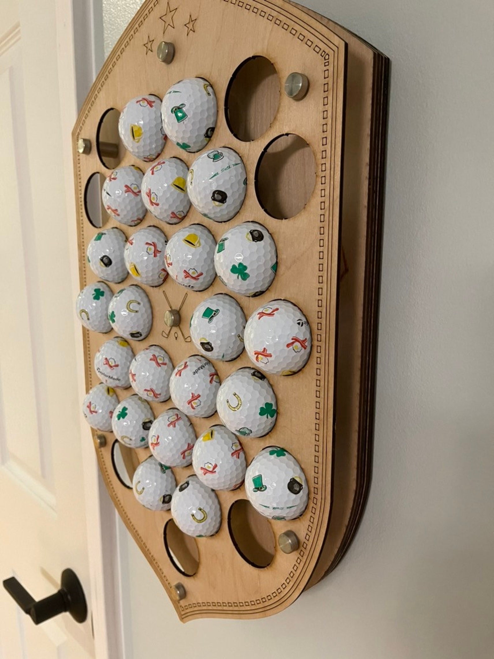 Golf Ball Collection Display: Laser Cut SVG File (digital Download) - Etsy