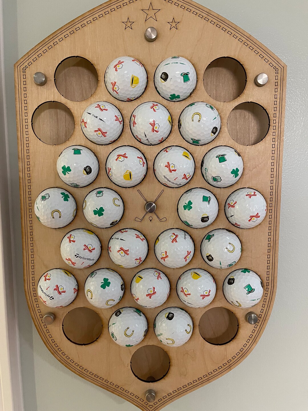 Golf Ball Collection Display: Laser Cut SVG File (digital Download) - Etsy
