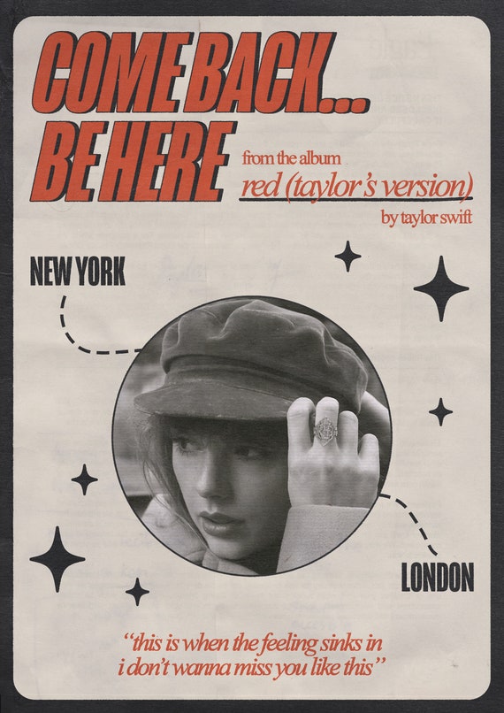 Come Back Be Here Taylor Swift Lyrics