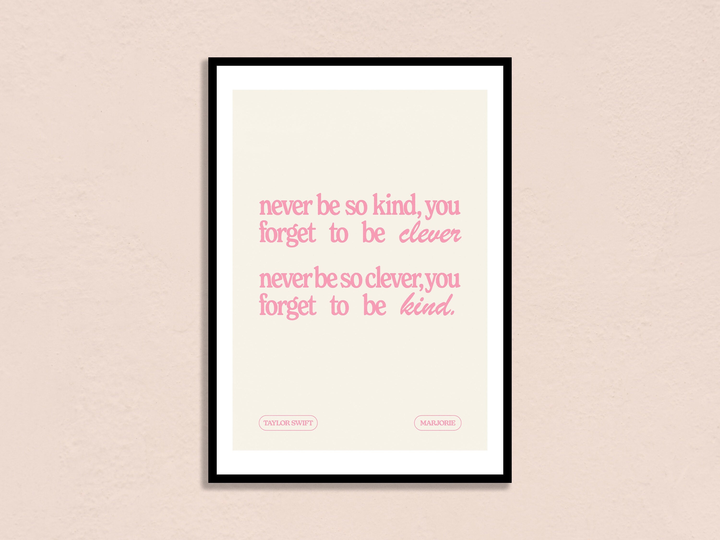 Taylor Swift Marjorie Evermore Lyrics Inspired A6 A5 A4 A3 Etsy Uk