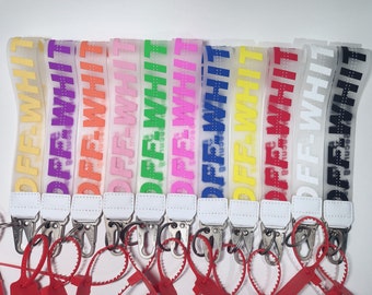 Off White Lanyard | Etsy