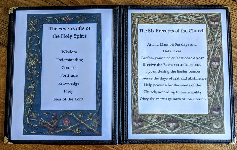 Lists Every Catholic Should Know, Part 1, Digital File, Printable - Etsy