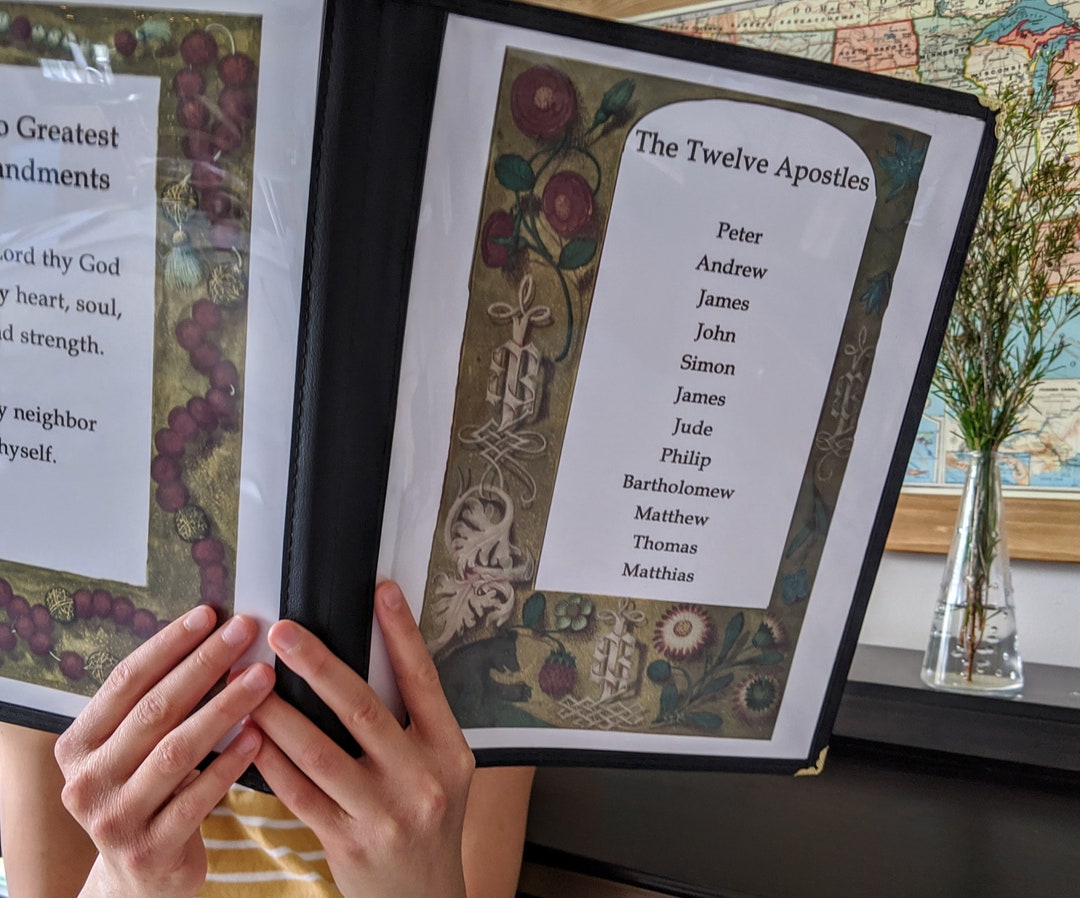 Lists Every Catholic Should Know, Part 1, Digital File, Printable - Etsy