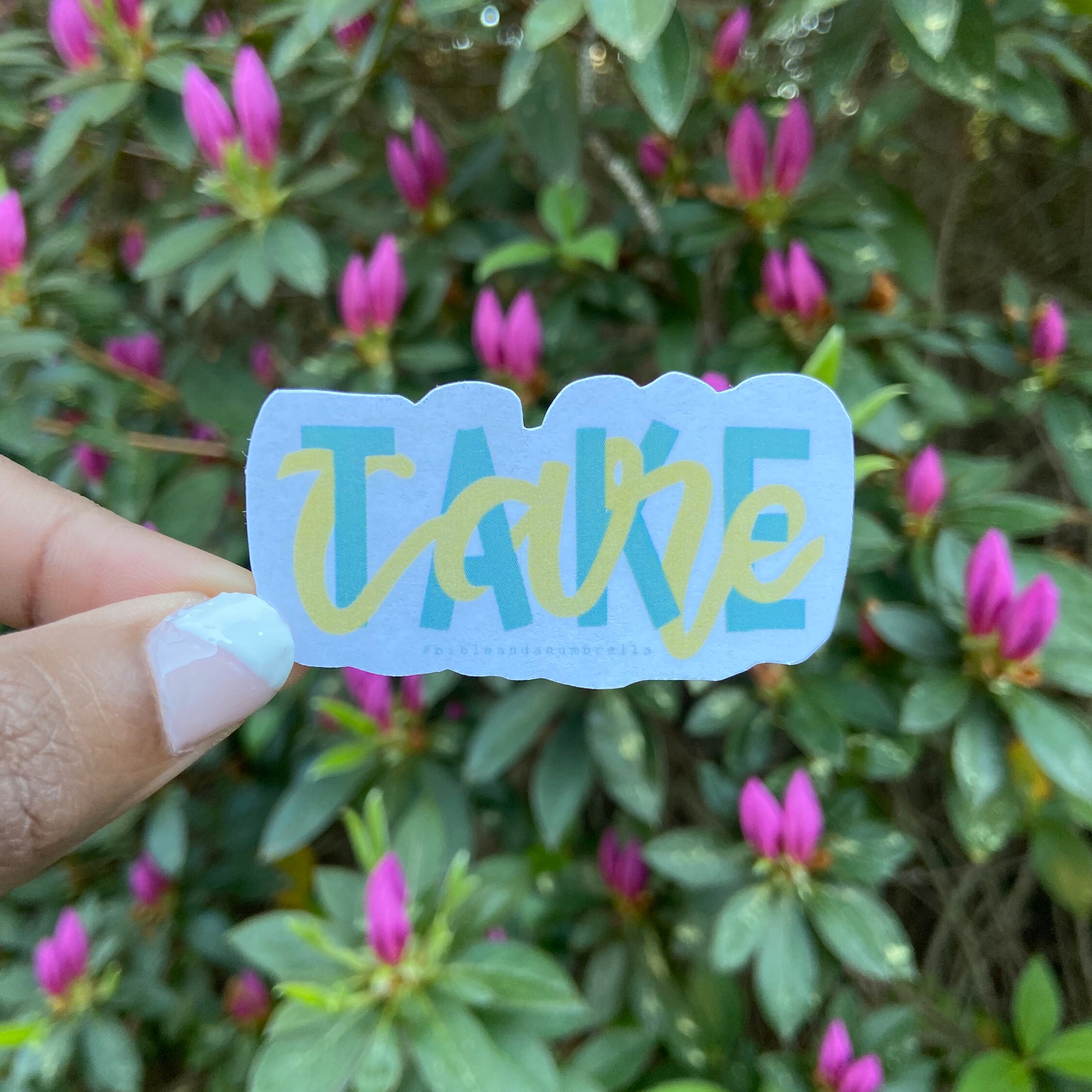 Take Care Sticker Waterproof Sticker for Laptops Bottles | Etsy