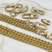 Custom Gold Bag Chain Straps Premium Stainless Steel Chains Brass ...
