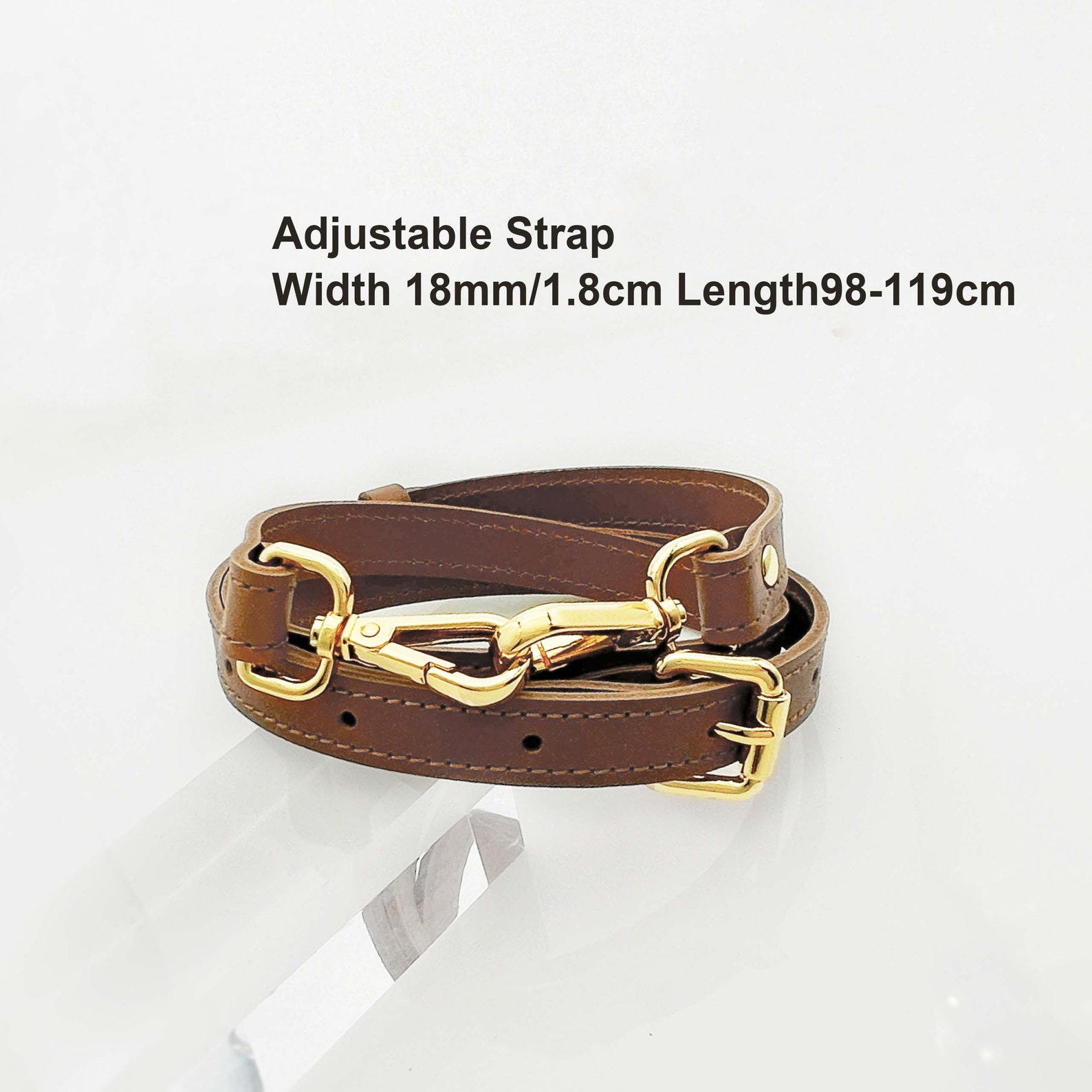 Brown Leather Bag Straps: Top-grain Leather Material - Etsy