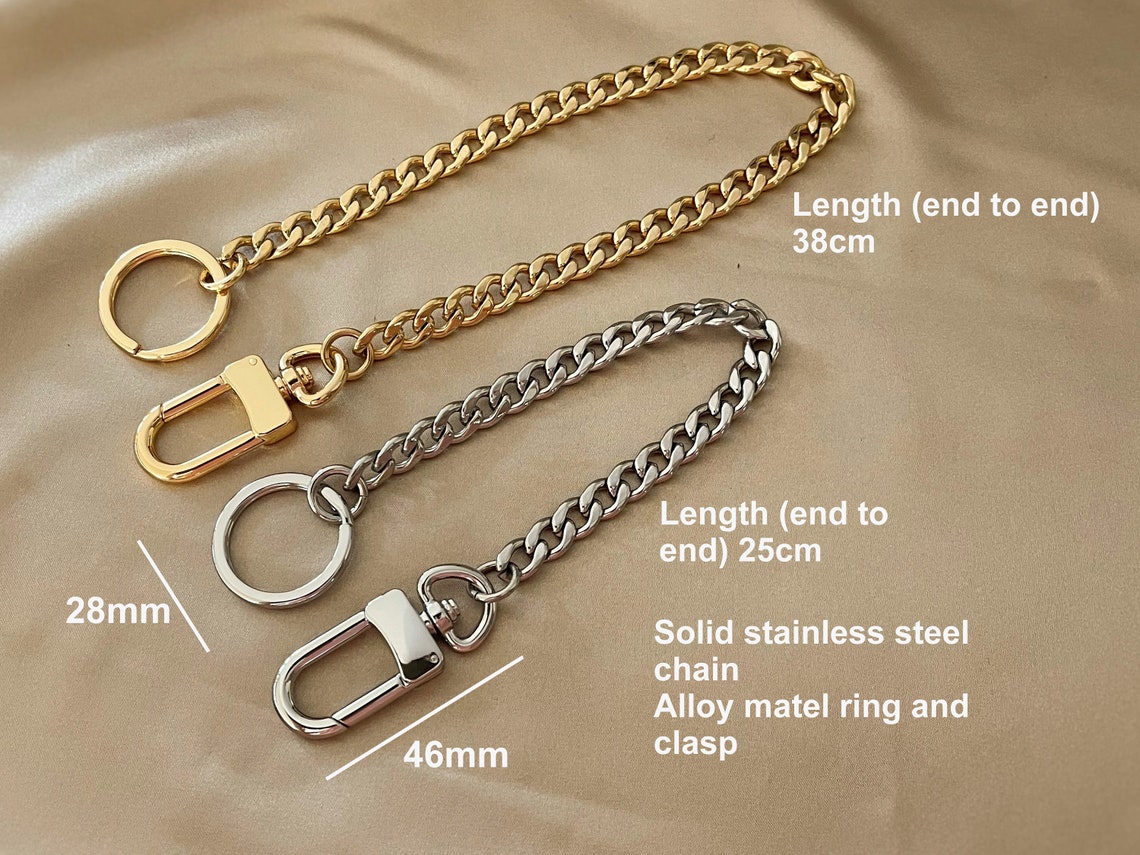 HANDBAG KEYCHAIN, Charm Holding Keyring, Swivel Clasp Keychain With ...