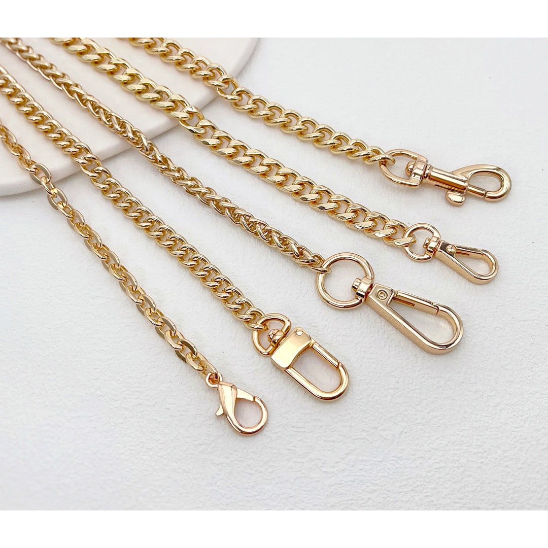 Gold Bag Chain Strap, Cross Body Bag Straps, Shoulder Bag Straps, Bag ...