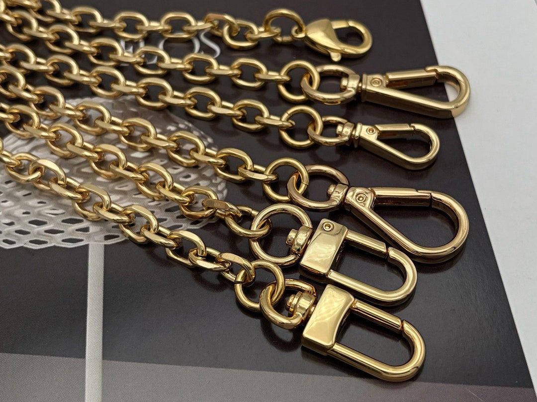 PURSE CHAIN STRAP Wallet Chain, Diamond Cut Gold Bag Chain, Luxury ...