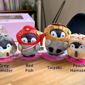 Penguin Bag Charm Keychain Plushies Cute Plush Toy Charms - Etsy