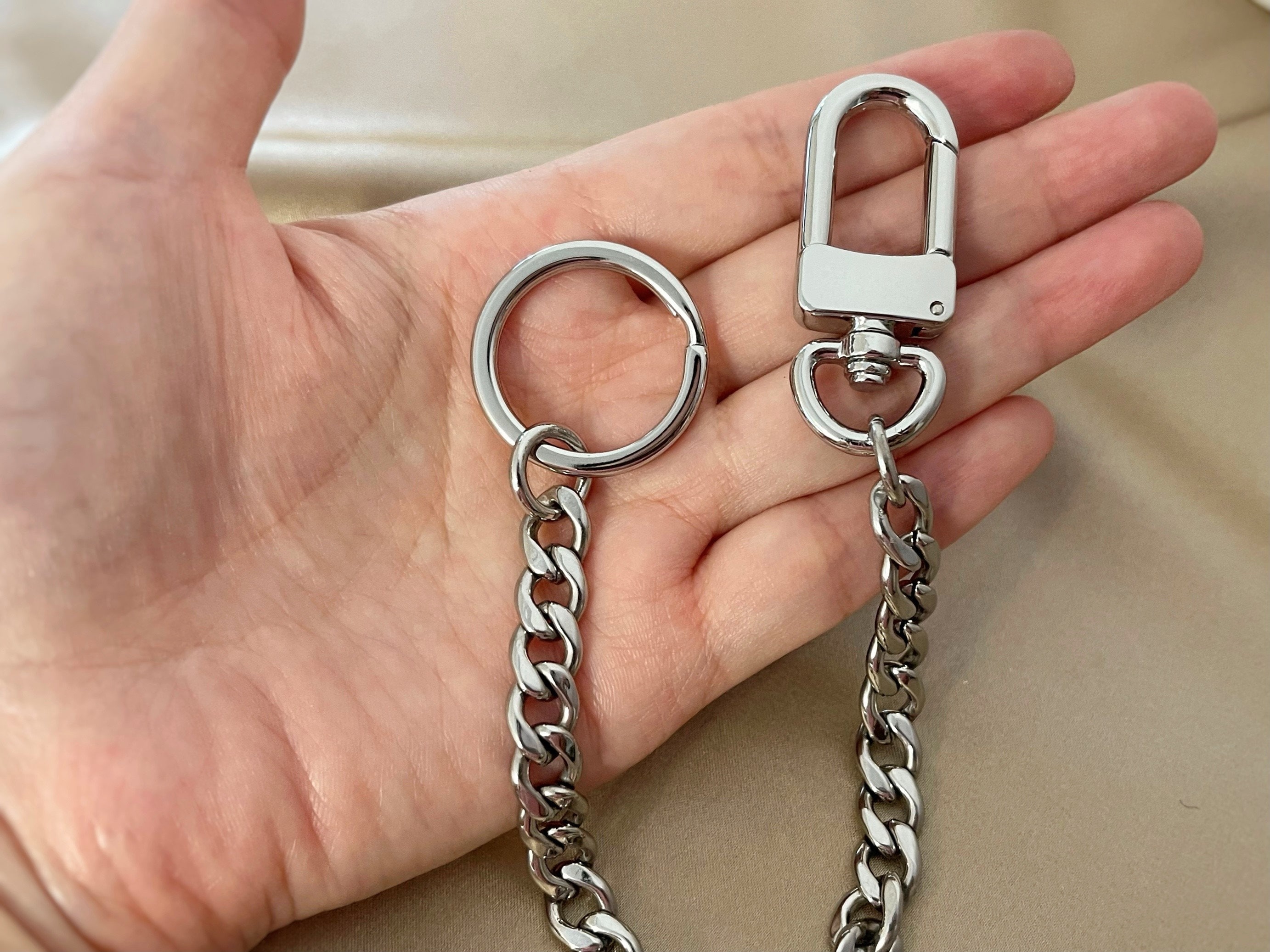 HANDBAG KEYCHAIN, Charm Holding Keyring, Swivel Clasp Keychain With ...