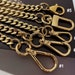 Custom Gold Bag Chain Straps Premium Stainless Steel Chains Brass ...