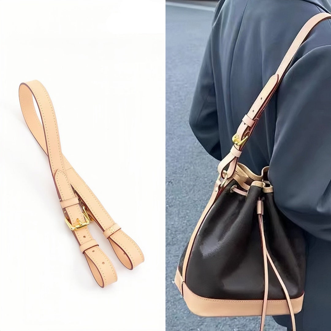 Genuine Vachetta Leather Adjustable Bag Straps - Natural & Honey Colors ...
