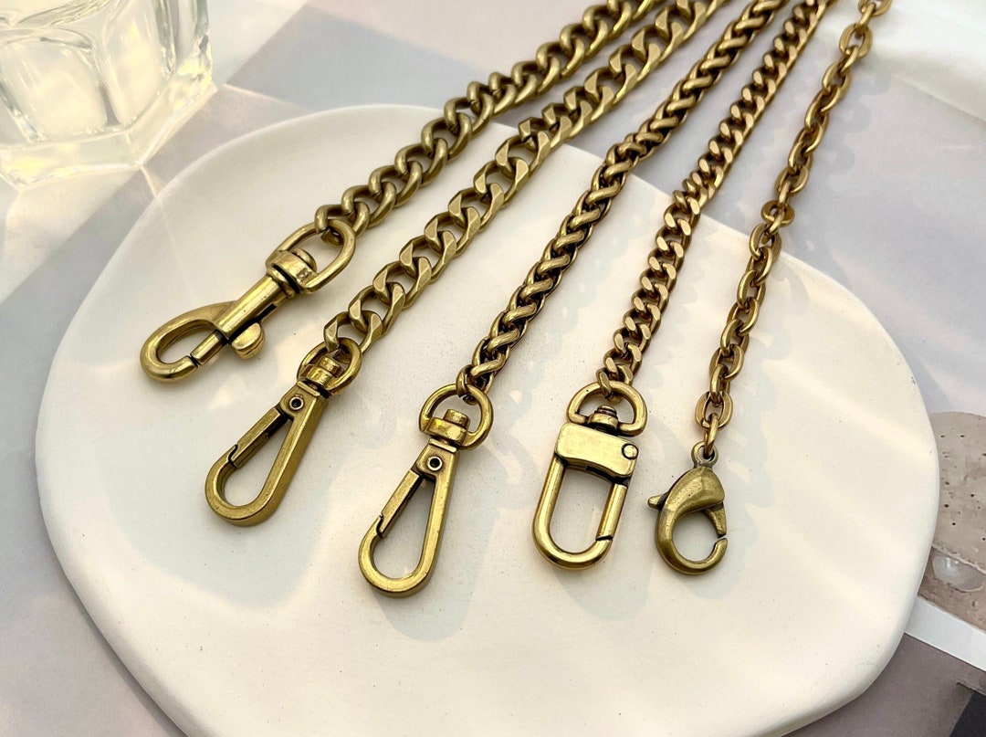 Antique Gold Bag Chain Straps | Various Chain Styles - Etsy