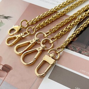 Custom Gold Bag Chain Straps Premium Stainless Steel Chains Brass ...