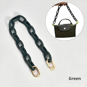 Acrylic Chain Handle - 10 Color Options - Replacement Bag Handle Strap ...
