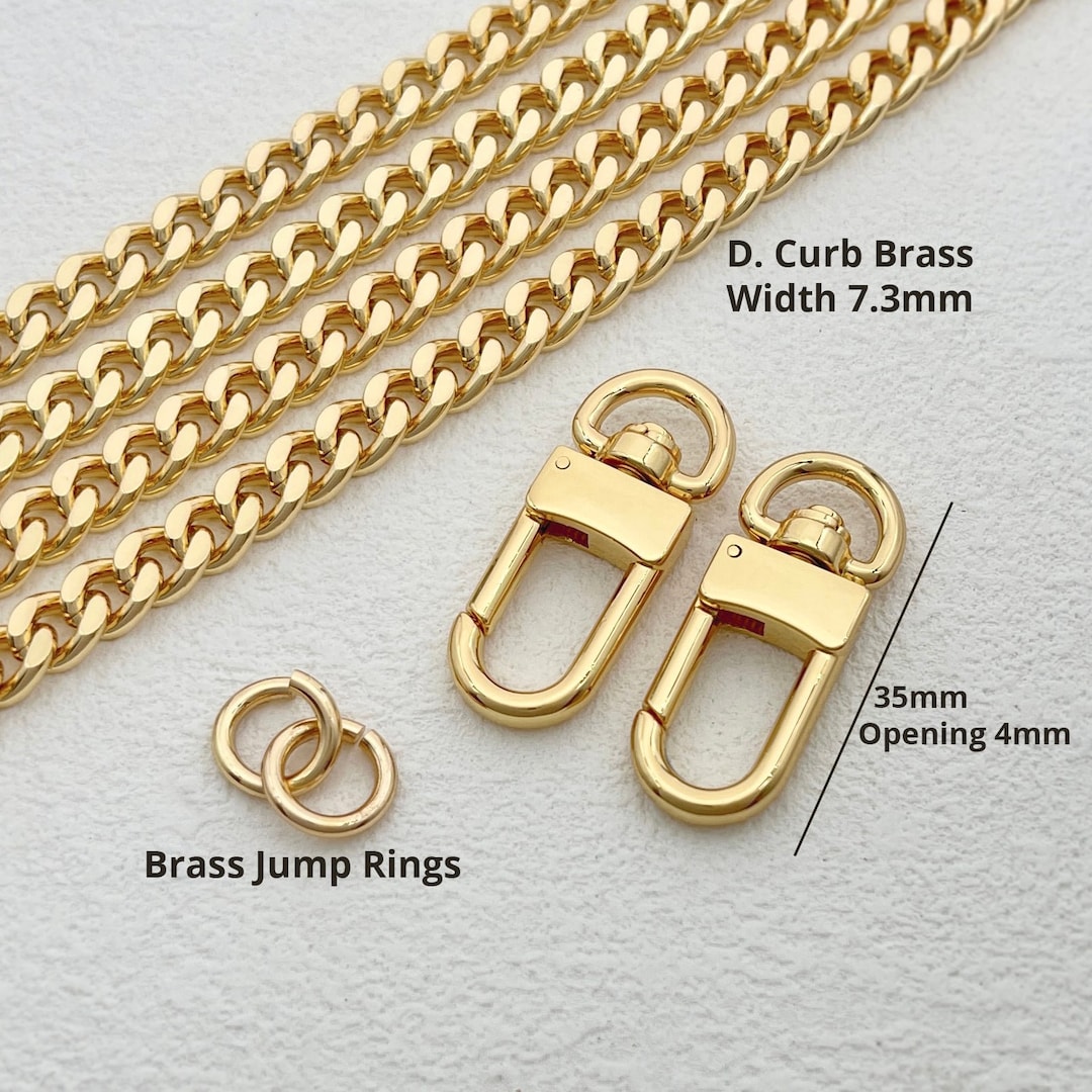 DIY Bag Chain Strap Kit - 8 Chain Styles for Customizing Your Bag Chain ...