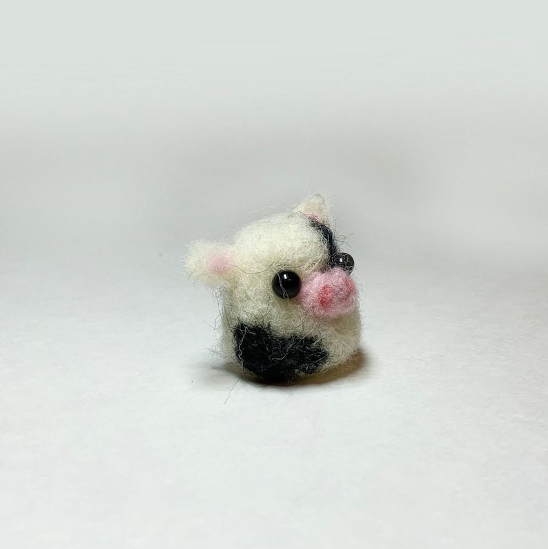 Needle Felted Cow - Etsy