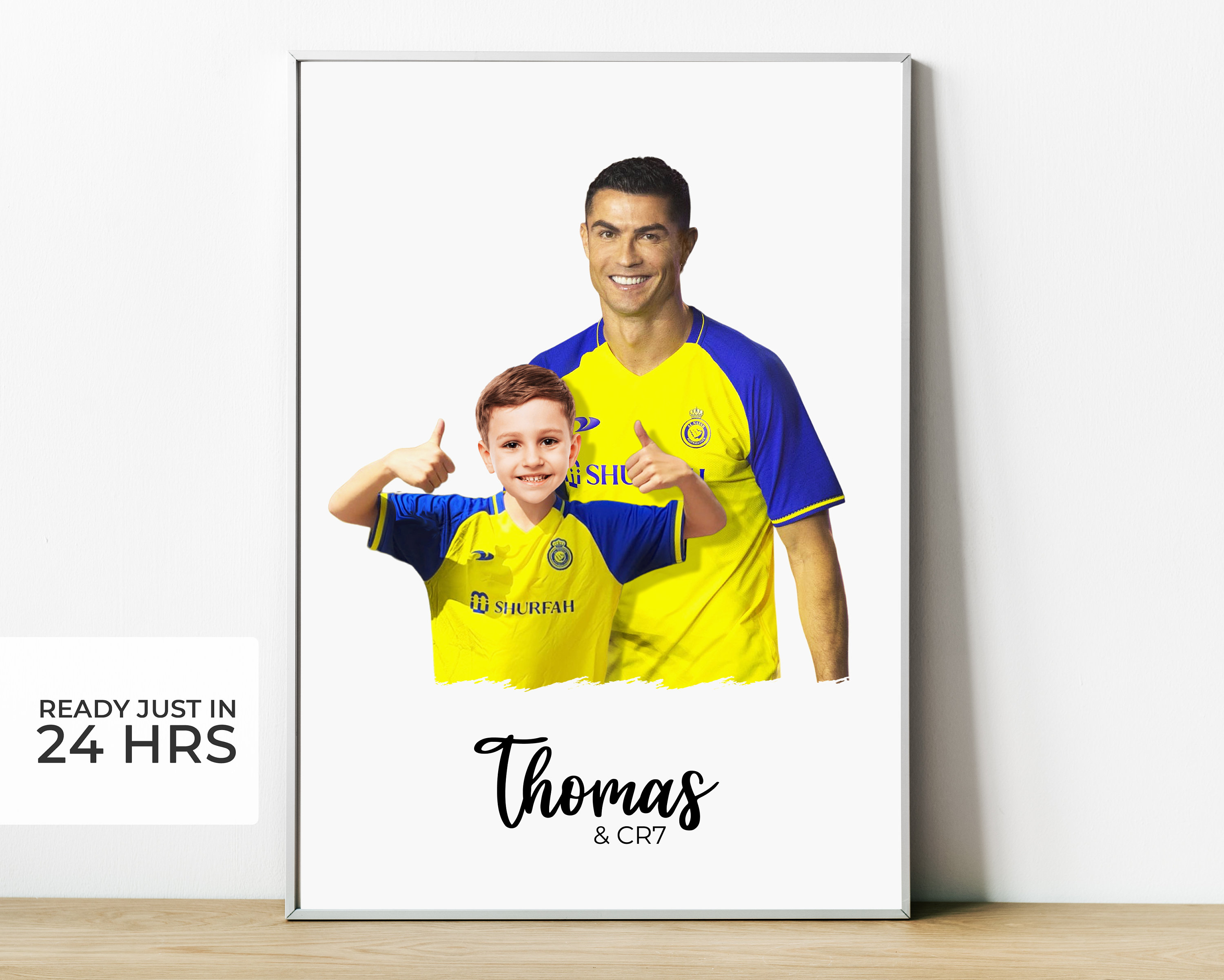 Printable Digital Sheet Picture. Photo With CR7 Cristiano Ronaldo AL ...