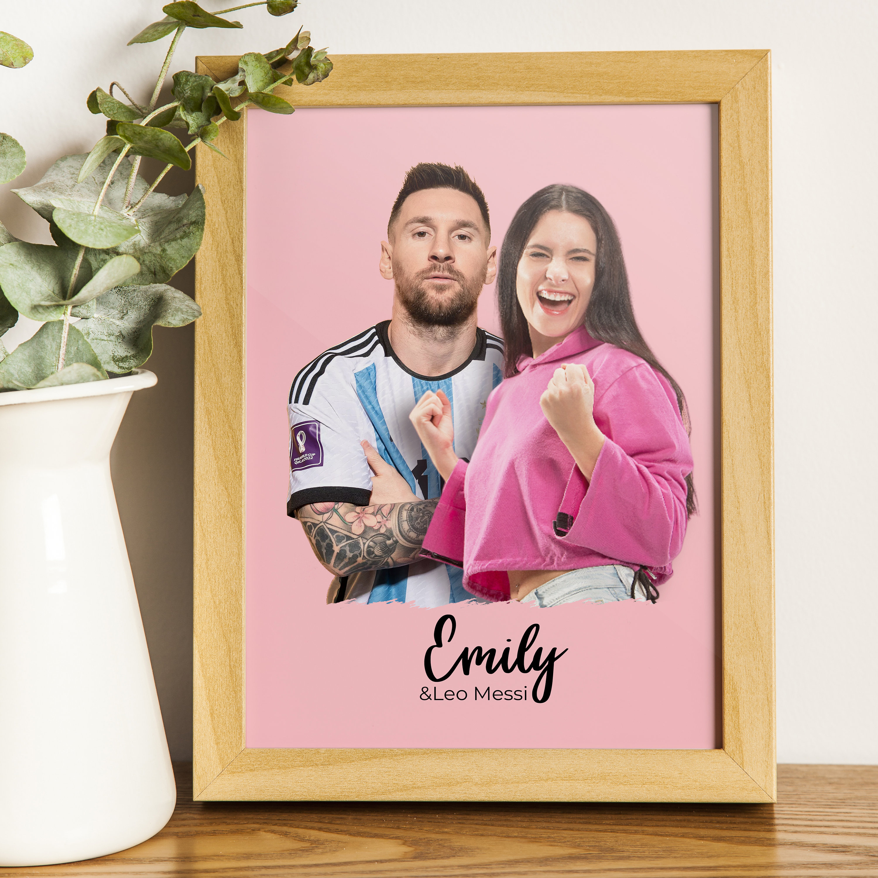 Printable Digital Sheet Picture. Photo With Lionel Messi - Etsy UK