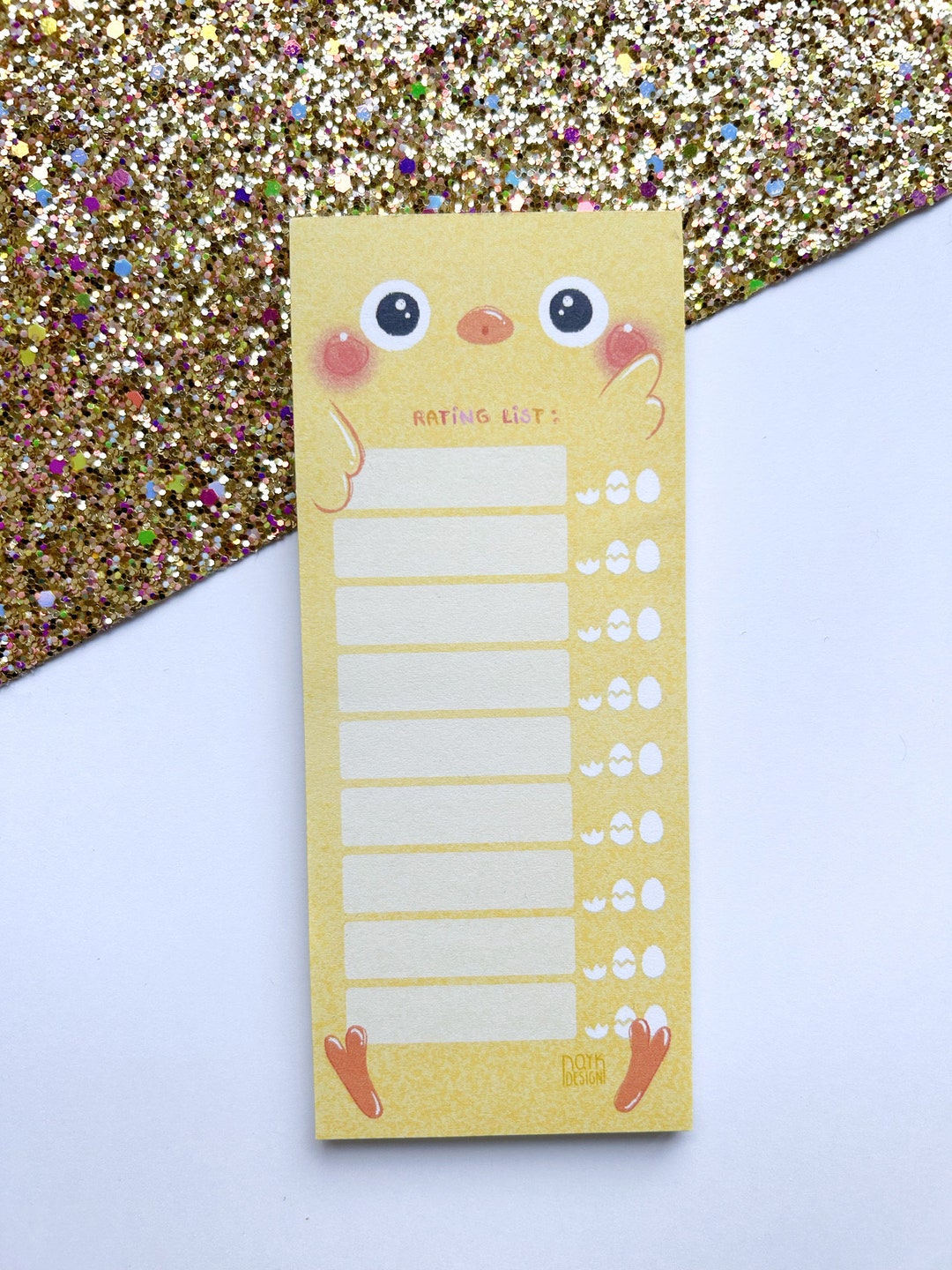 1 Notepad Kawaii Notes Chippie the Chicken Chicks Kawaii Art Chicken ...