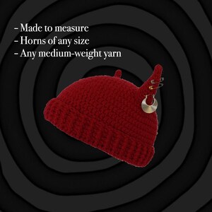 Devil Horn Docker Beanie PDF Pattern - Etsy