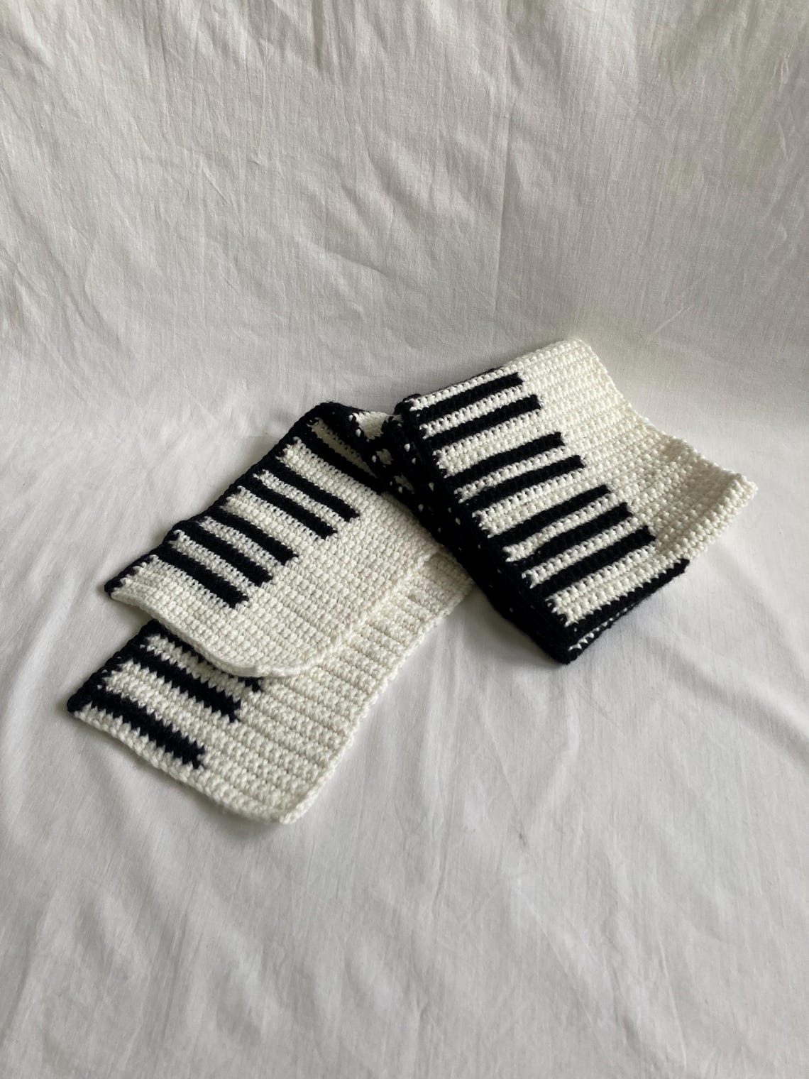 Piano/keyboard Scarf Easy Crochet PDF Pattern - Etsy
