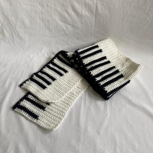 Piano/keyboard Scarf Easy Crochet PDF Pattern - Etsy
