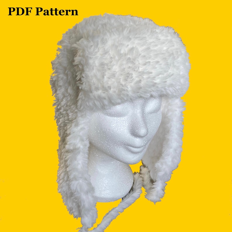 Y2K Slavic Style Ushanka/trapper Hat Crochet PDF Pattern - Etsy UK