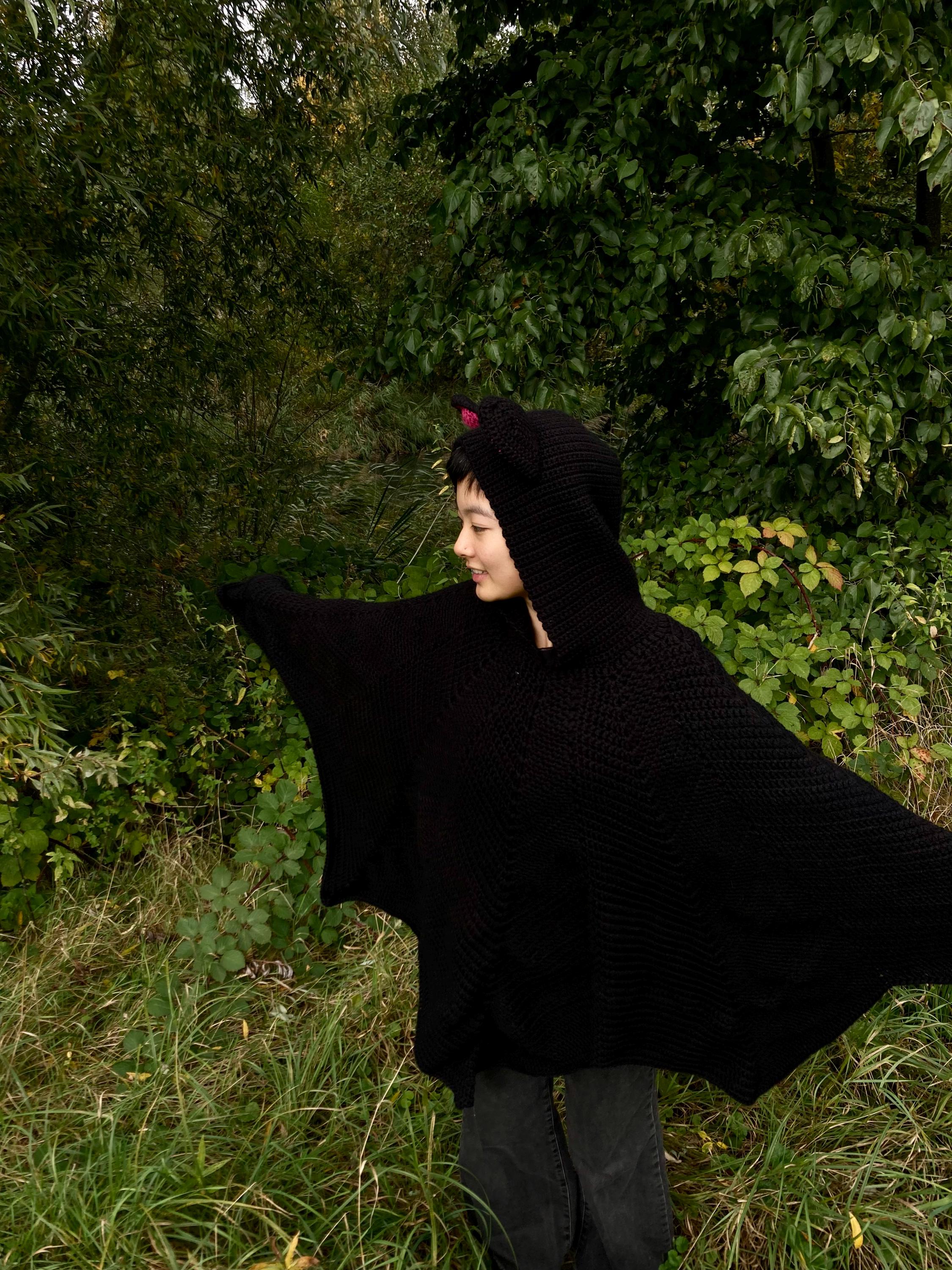 Baby Bat Wing Poncho Halloween PDF Crochet Pattern US Terms - Etsy