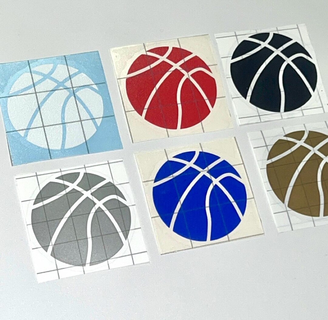 Basketball Vinyl Decal - Etsy