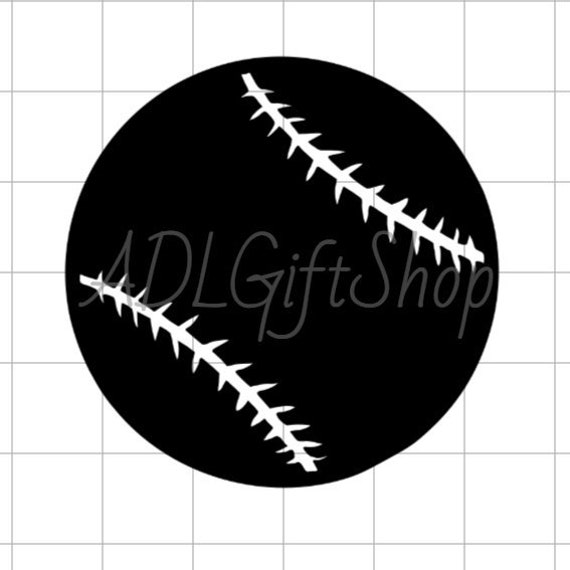 Baseball/softball Vinyl Decal - Etsy