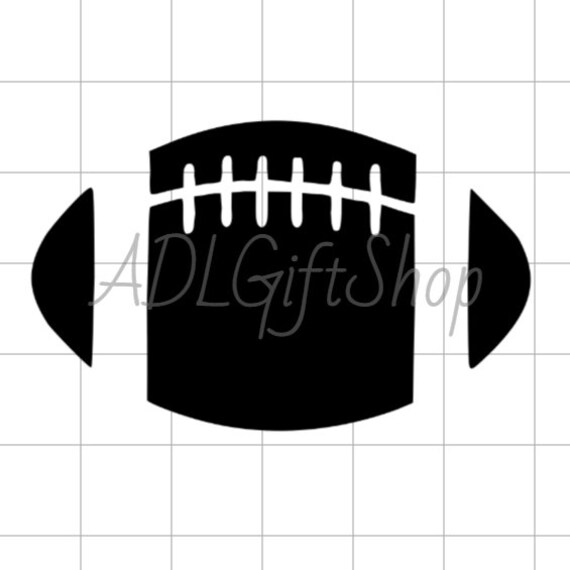 Football Vinyl Decal | Etsy