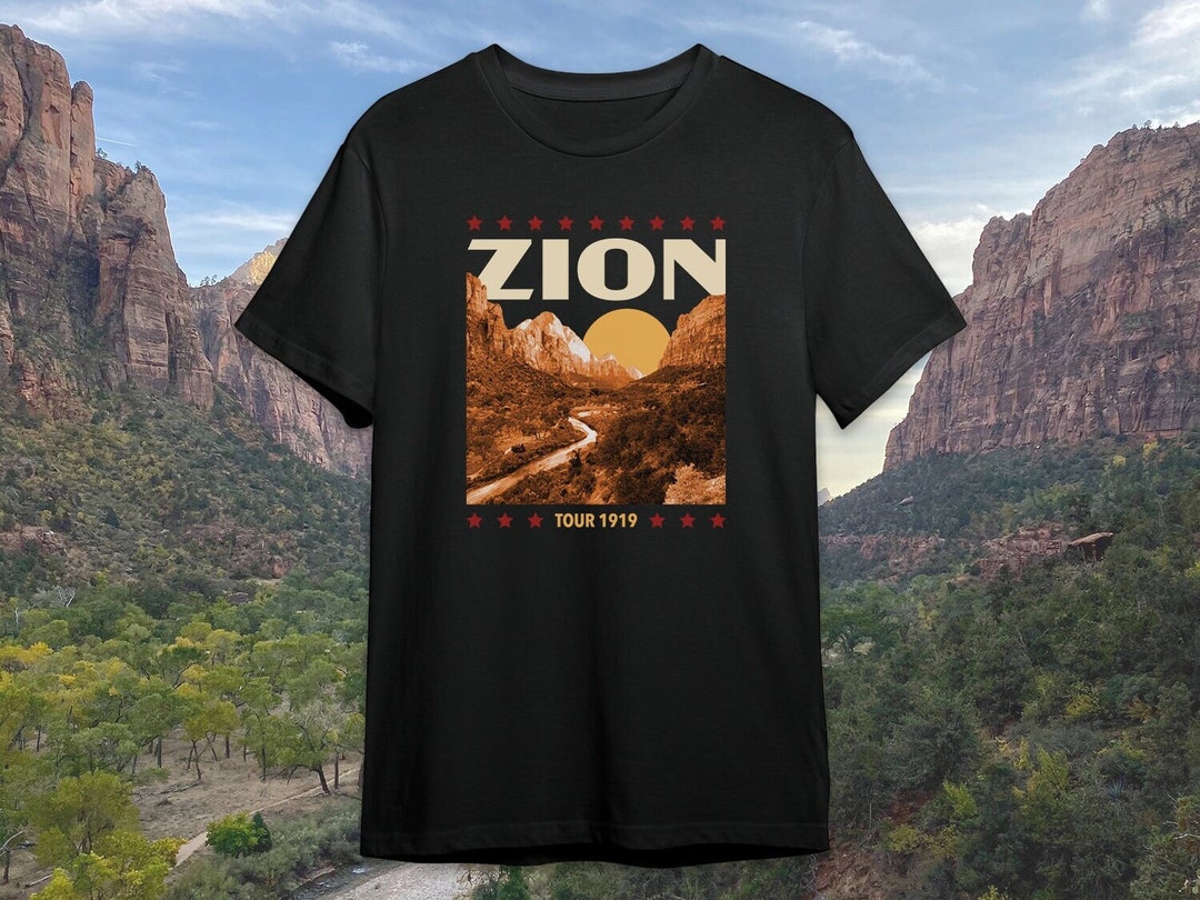 Zion Shirt, Band Tour Shirt for National Park Tallas extendidas - Etsy ...