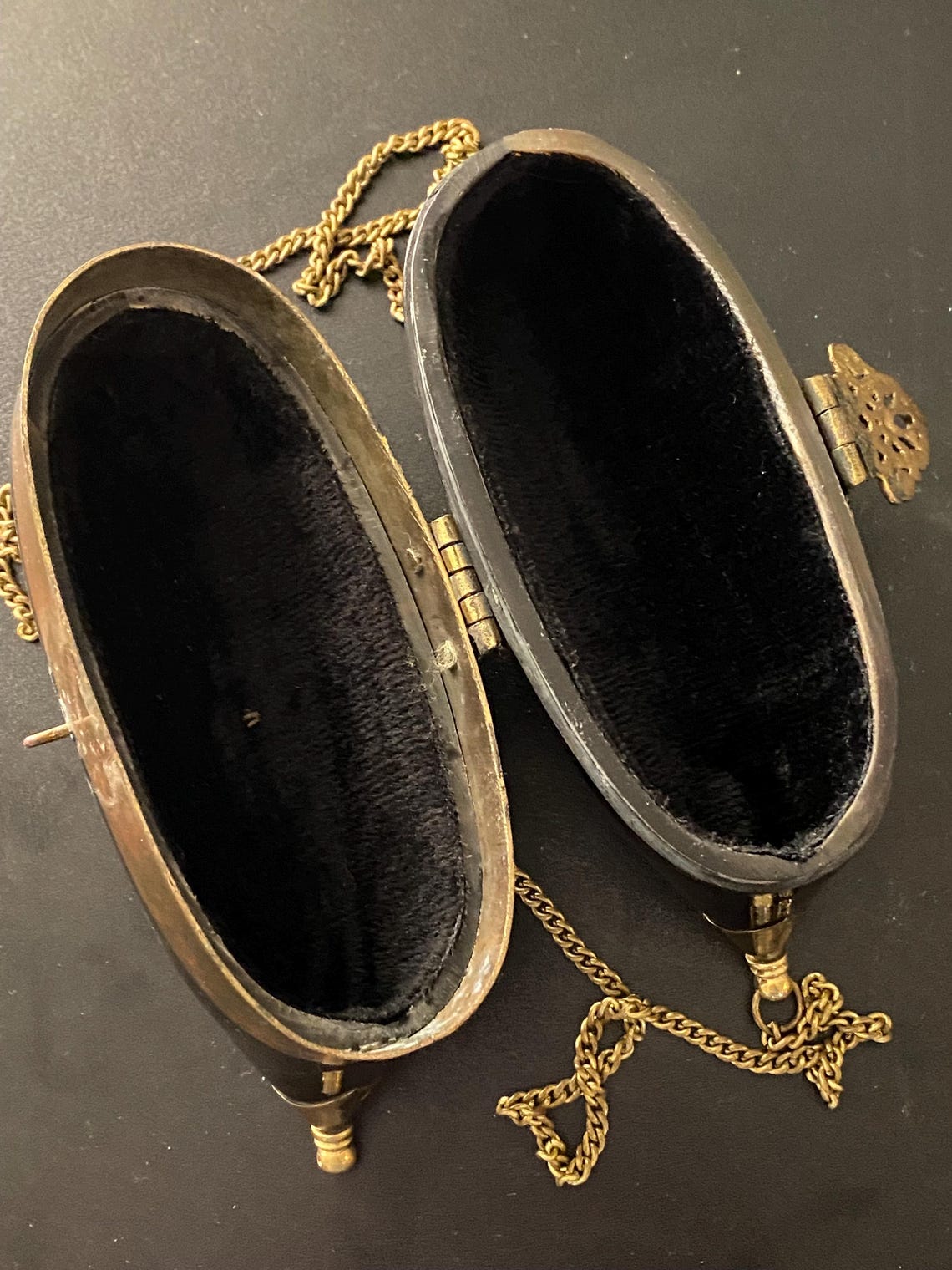 Art Deco Buffalo Horn and Brass Purse - Etsy