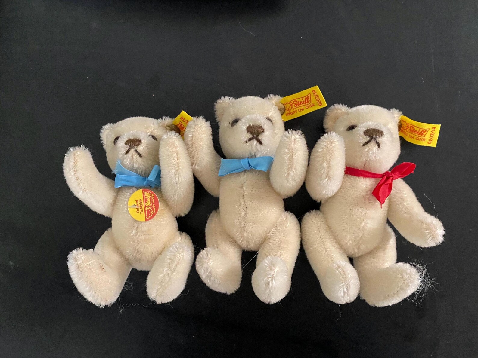 Three Steiff Miniature Bears 0203/14 - Etsy