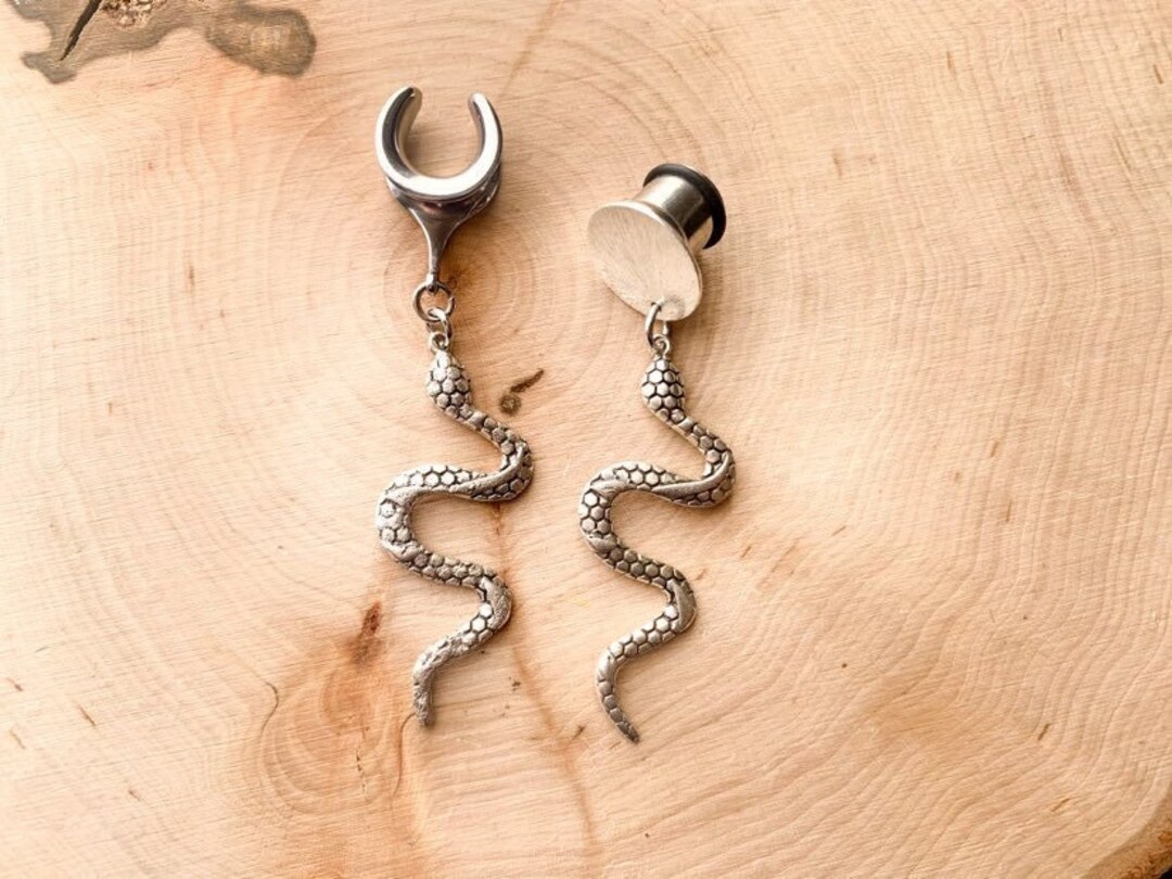 2g 6mm 1' 25mm Silver Plated Brass Snake Saddles - Etsy