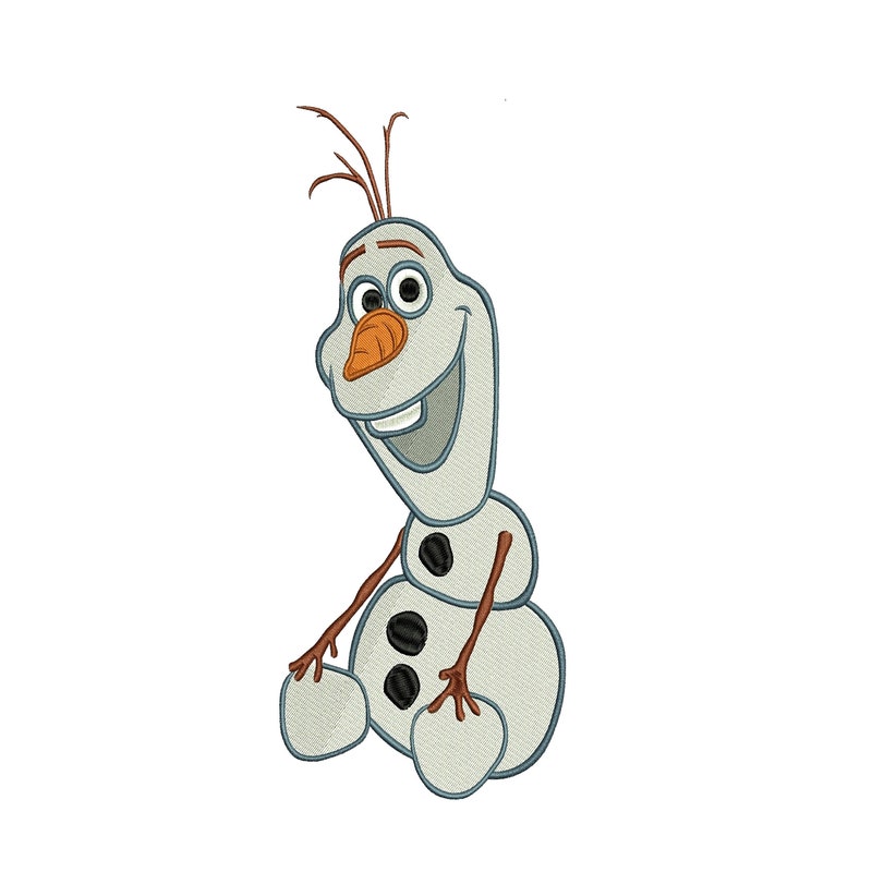Olaf Applique - Etsy