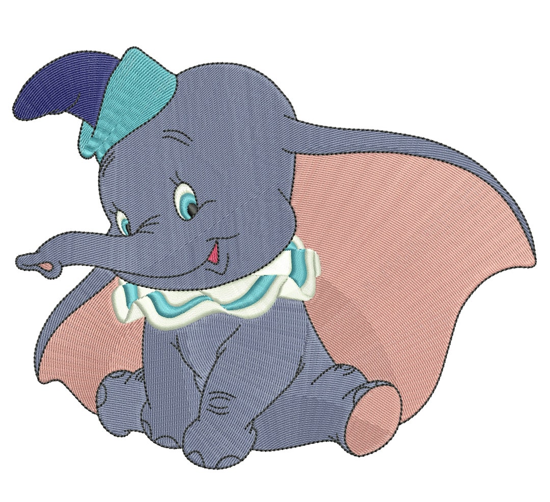 Machine Embroidery Design. Dumbo. Dumbo. Baby Elephant. - Etsy