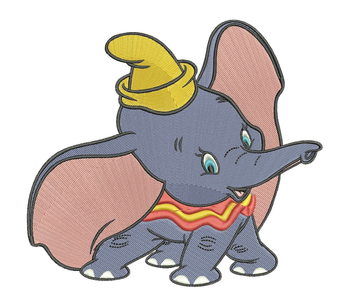Machine Embroidery Design. Dumbo. Dumbo. Baby Elephant. - Etsy UK