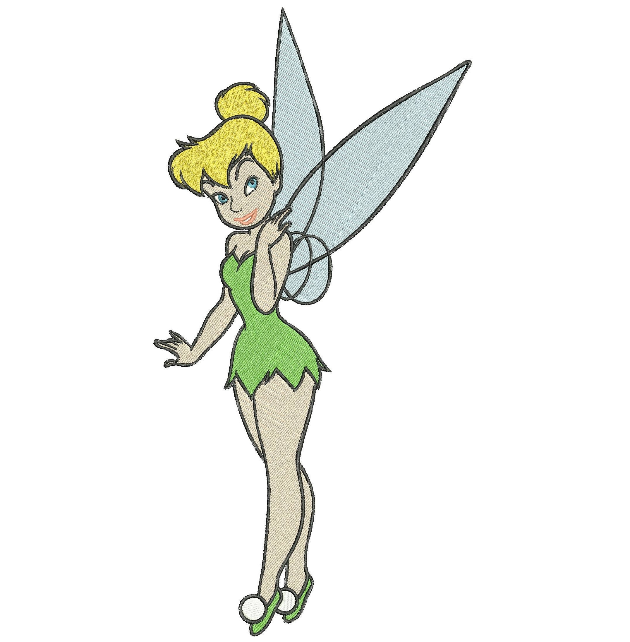 Machine Embroidery Design Tinker Bell. - Etsy