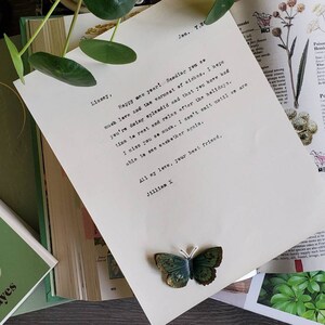 Custom Type Written Notes/cards Personalized Small Letters - Etsy