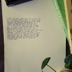 Custom Type Written Notes/cards Personalized Small Letters - Etsy