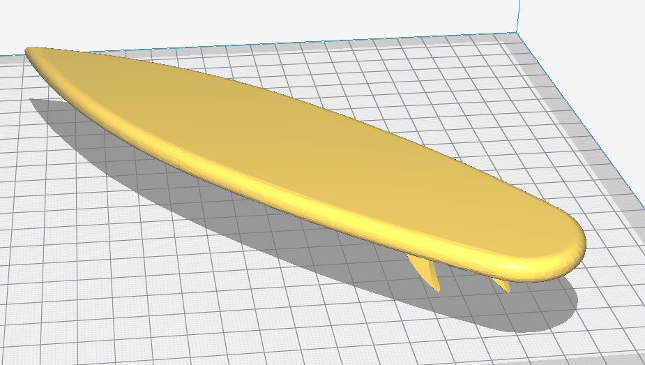 DOWNLOAD 1:10 Scale Surf Board STL 3D Printer FILE | Etsy