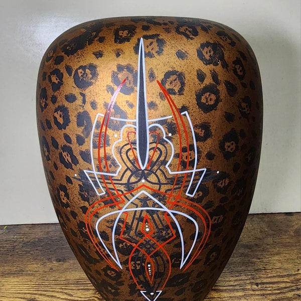 Leopard Print Vase - Etsy