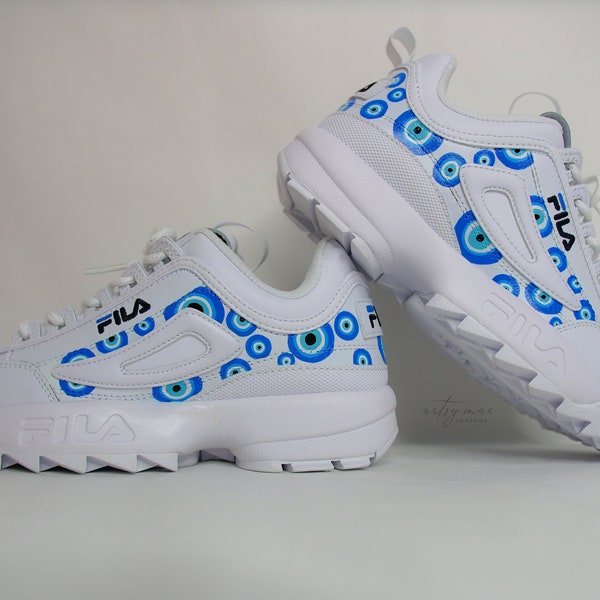 Custom Fila Shoes - Etsy