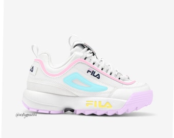 Custom Fila Shoes - Etsy