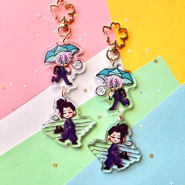 Satoru Suguru Keychain Etsy