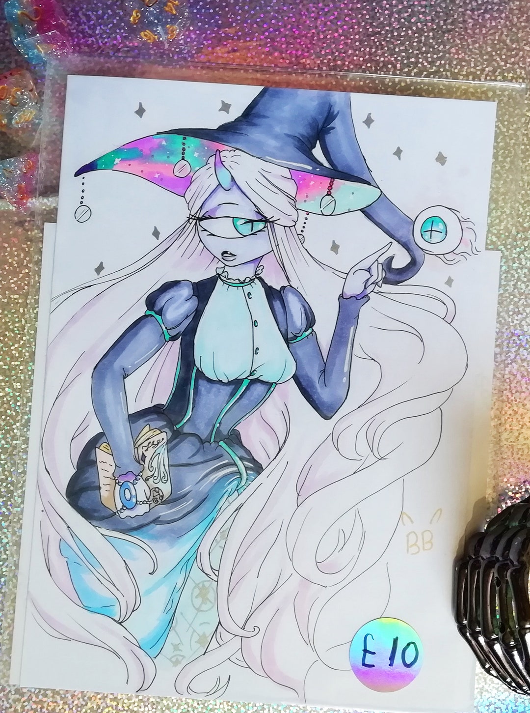 Bewitching Beauty A5 Art Original Print - Etsy