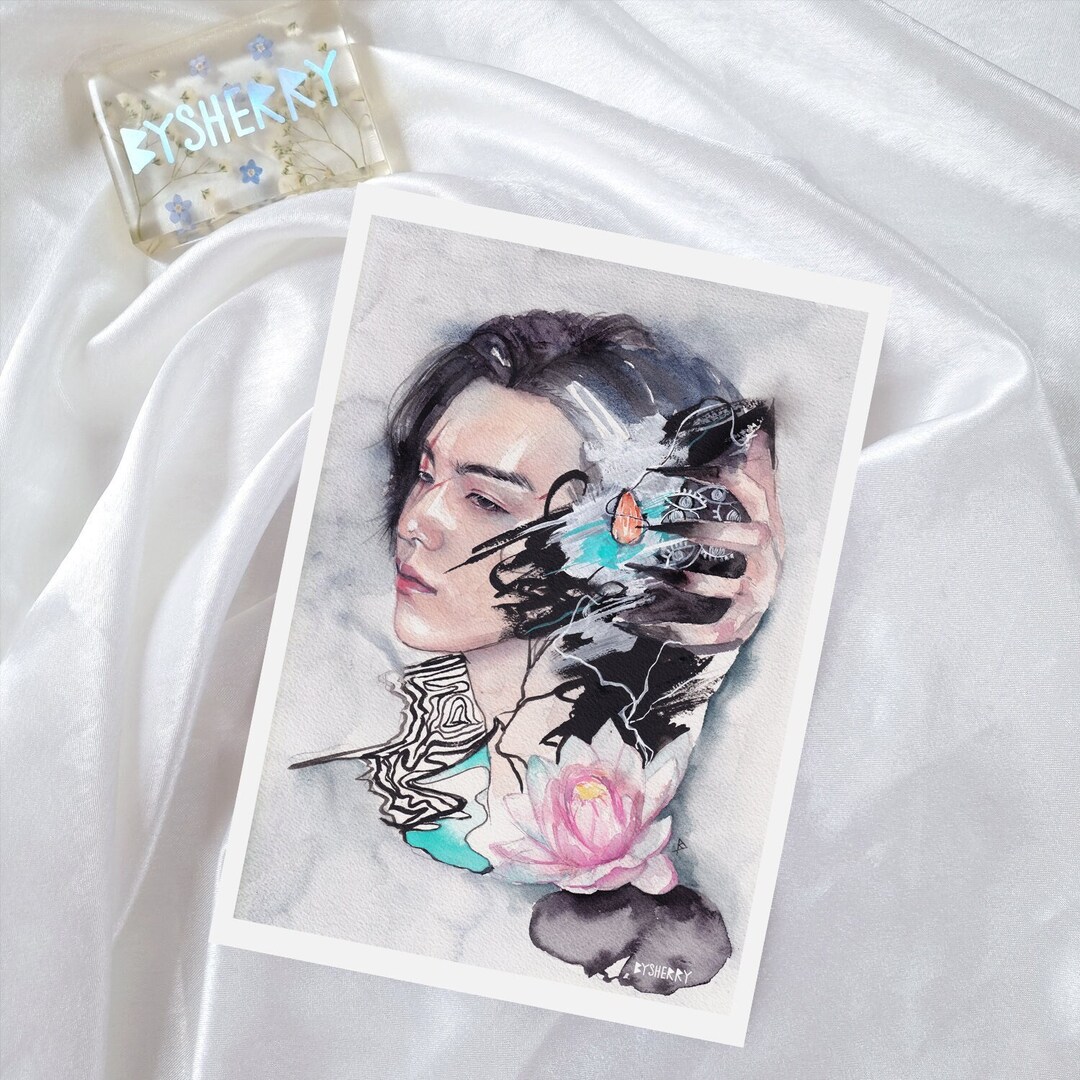 Bangtan Suga Agust D Amygdala Fanart, Painting, Watercolor, Matte A5 ...